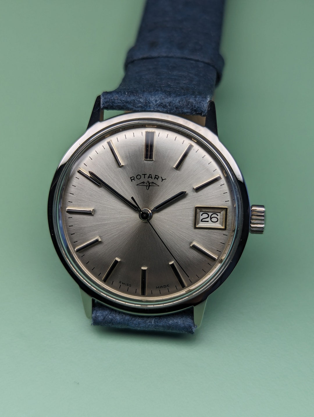 Vintage Rotary Incabloc Mechanical Watch - Etsy