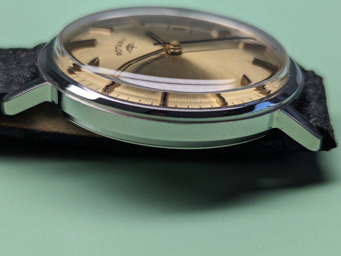 Vintage Rotary Incabloc Mechanical Watch - Etsy