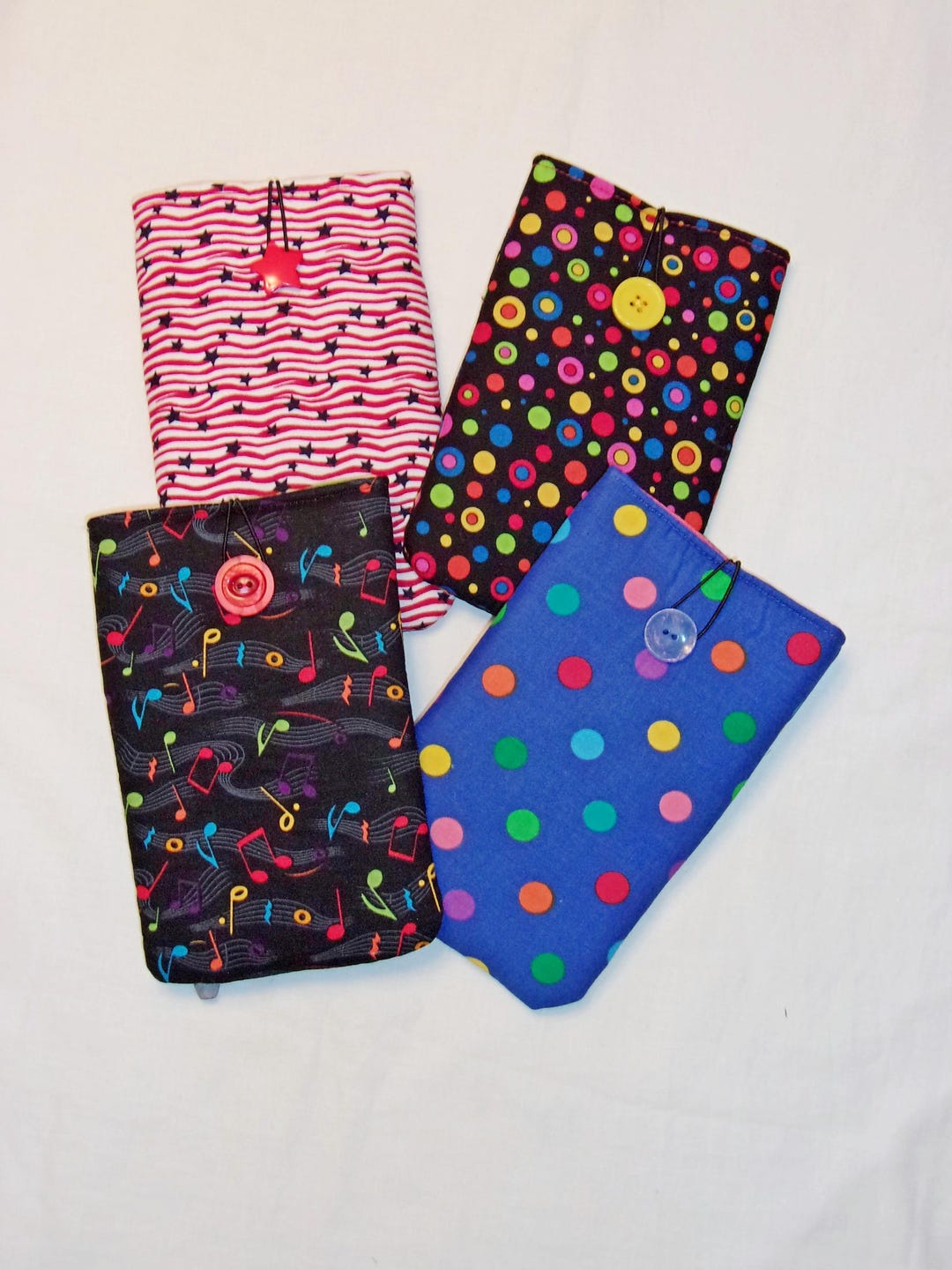Padded Cell Phone Sleeve: Handmade Fabric Phone Case - Etsy