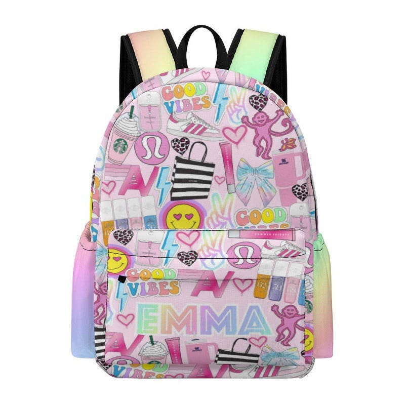 Preppy Backpack - Etsy
