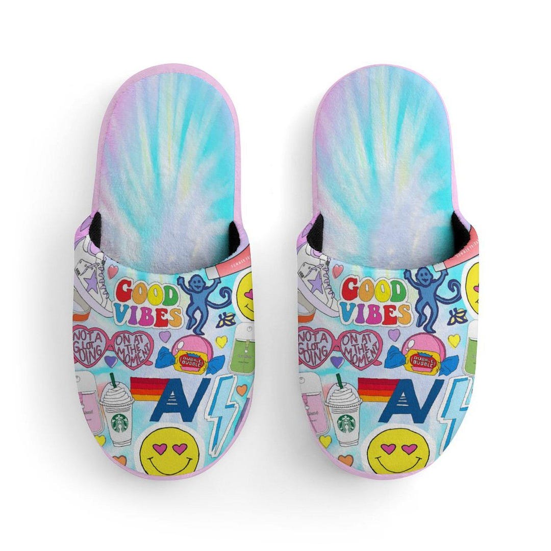 Preppy Girl Fuzzy Slippers | Add Your Favorite Preppy Pieces | Custom ...