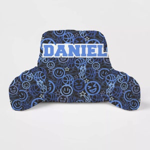 Graffiti Sports Backrest Pillow With Arms - Boys | Custom ...