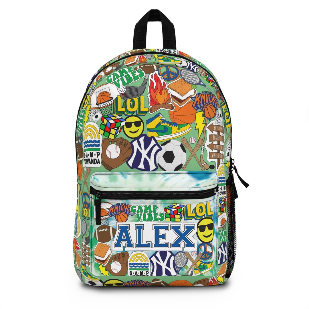 Camp Backpack for Any Summer Camp Boys Custom Personalized Camp ...