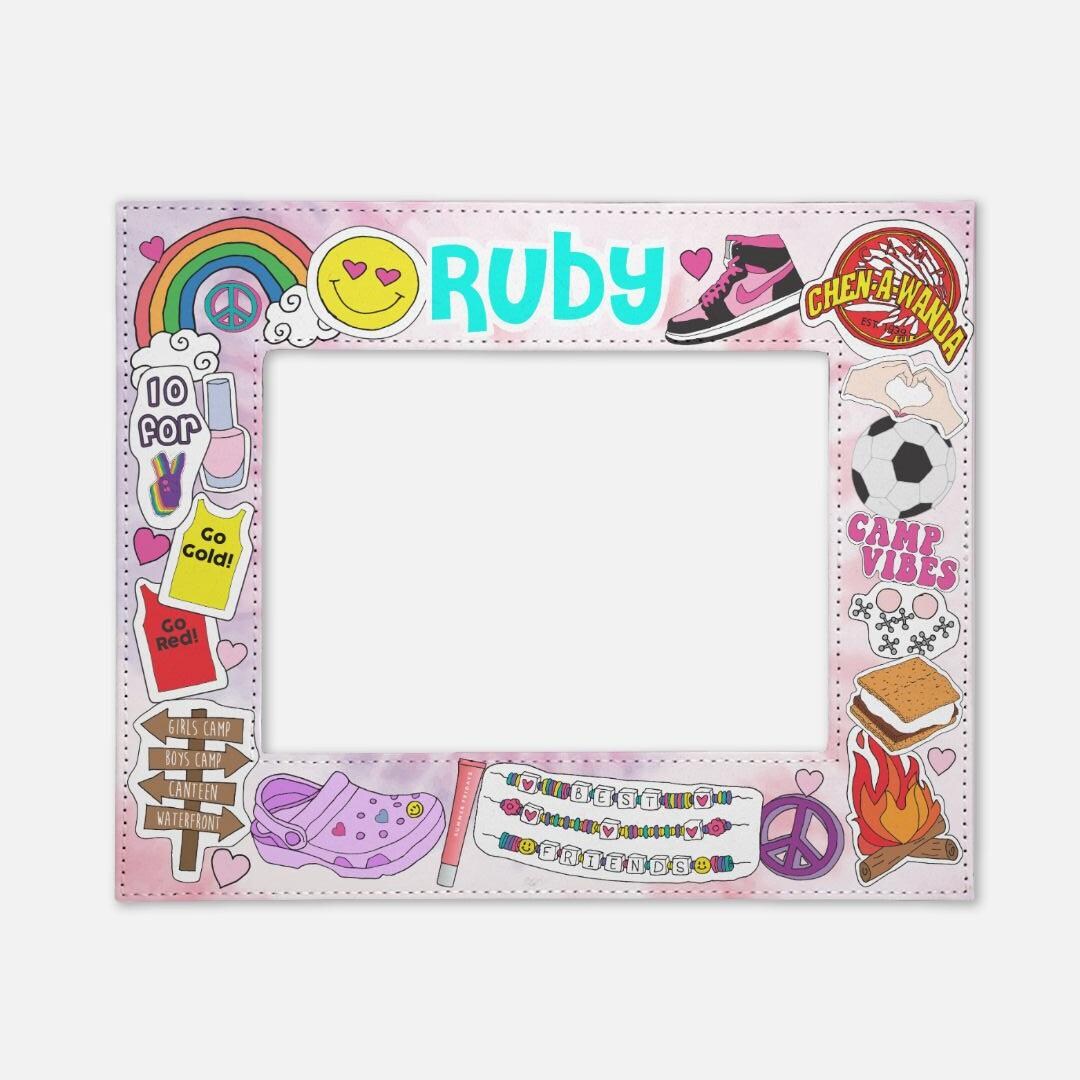 Camp Picture Frame All Summer Camps 5x7 Custom Personalized Camp ...