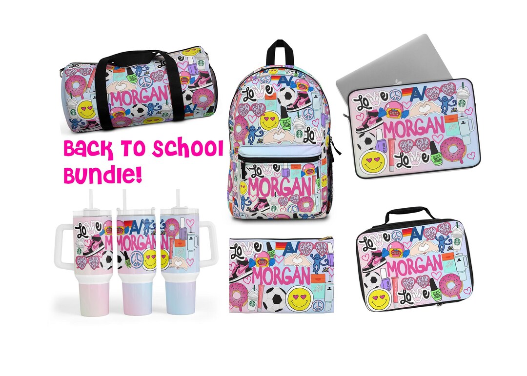 Back to School BUNDLE Custom Personalized Back to School Add Your ...
