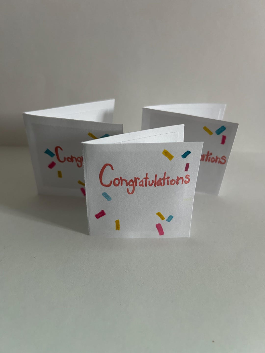 Congratulations Mini Cards - Etsy