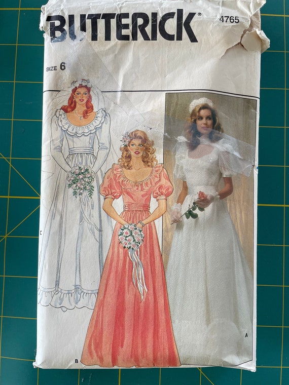 Amazing Vintage 1980's Butterick Sewing Pattern 4765 | Etsy