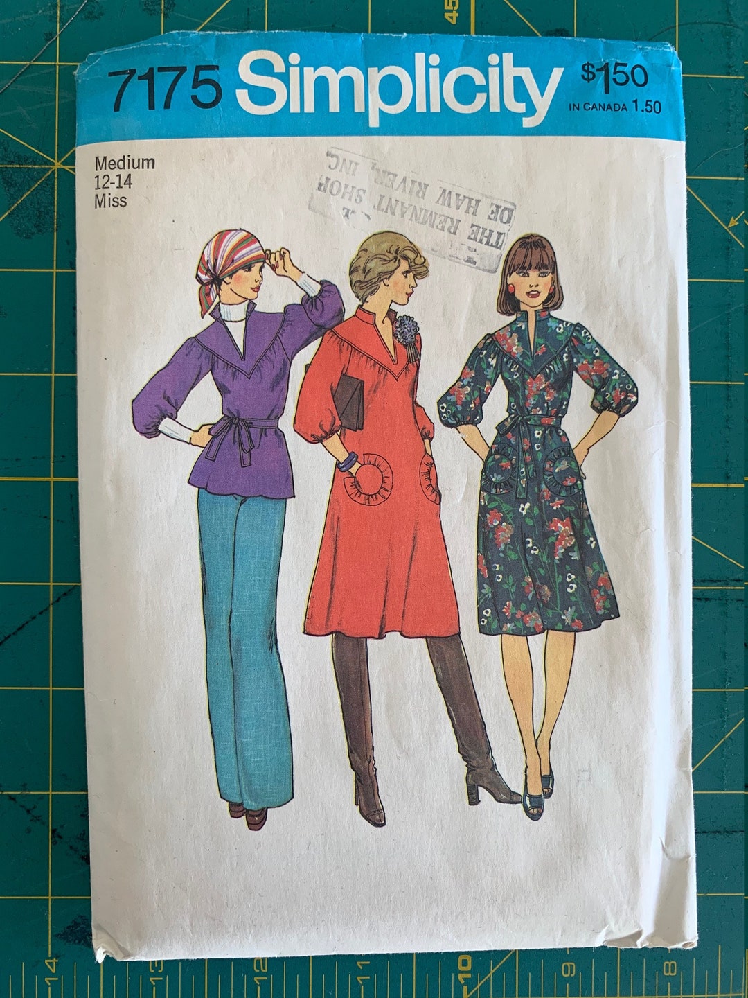 Vintage 1975 Sewing Pattern Simplicity 7175 - Etsy