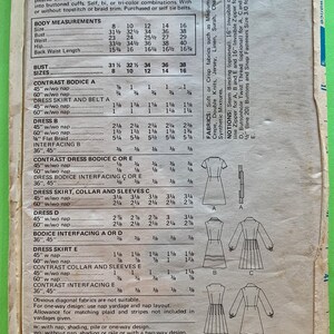 Vintage Mid-1970's Sewing Pattern Butterick 6632 Dress - Etsy