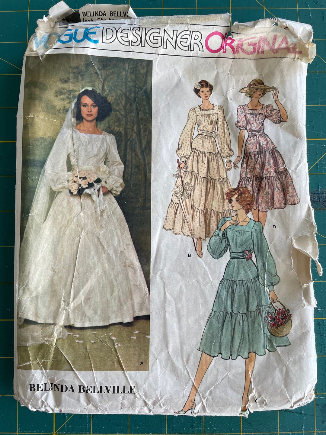 Vintage Vogue Pattern 1251, Late 1970's, Early 1980's Wedding, Formal ...