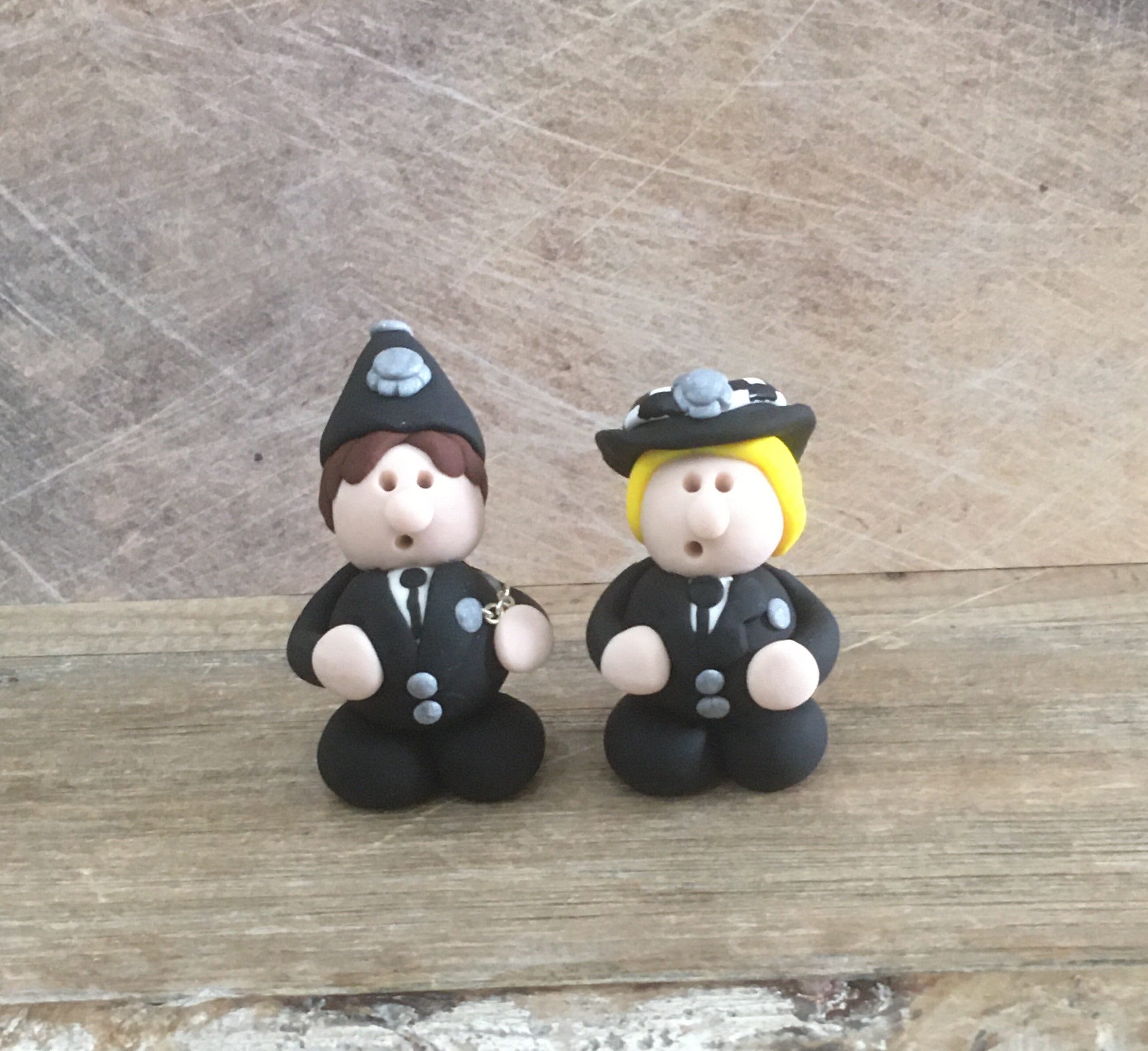 Police Officer Policeman Policewoman Collectable Clay Figure - Etsy UK