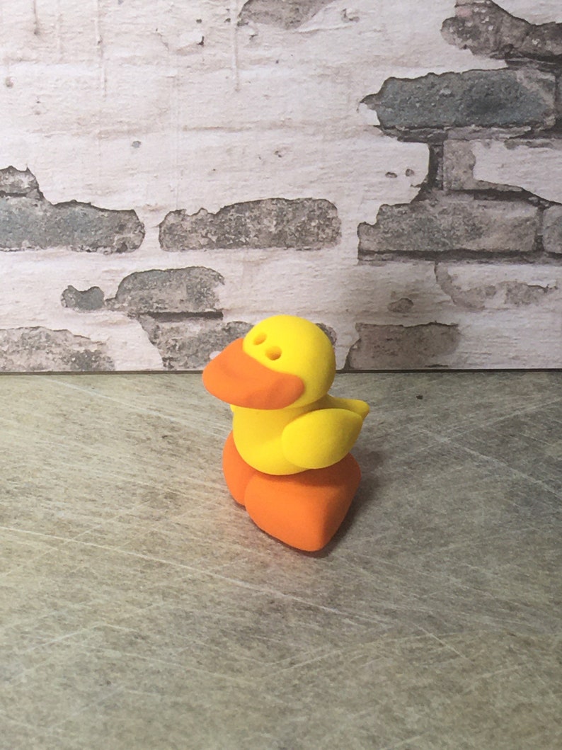 Duck Clay Model Handmade Miniature Figure - Etsy
