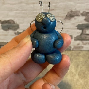 Blue Arsed Fly Clay Collectable Figure - Etsy UK
