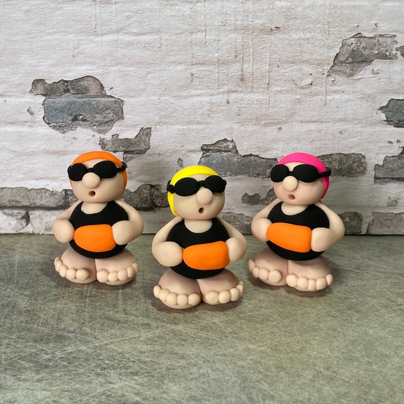 Swimmer Figure Wild Swimming Open Swimmer Clay Models - Etsy UK