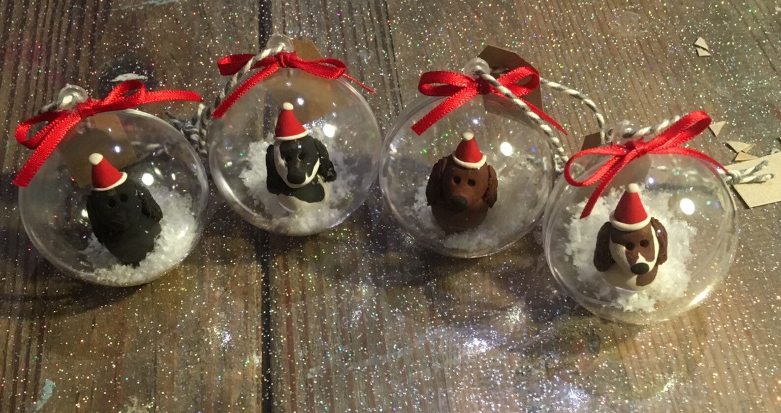 Spaniel Dog Baubles Christmas Decorations Springer Spaniel - Etsy UK