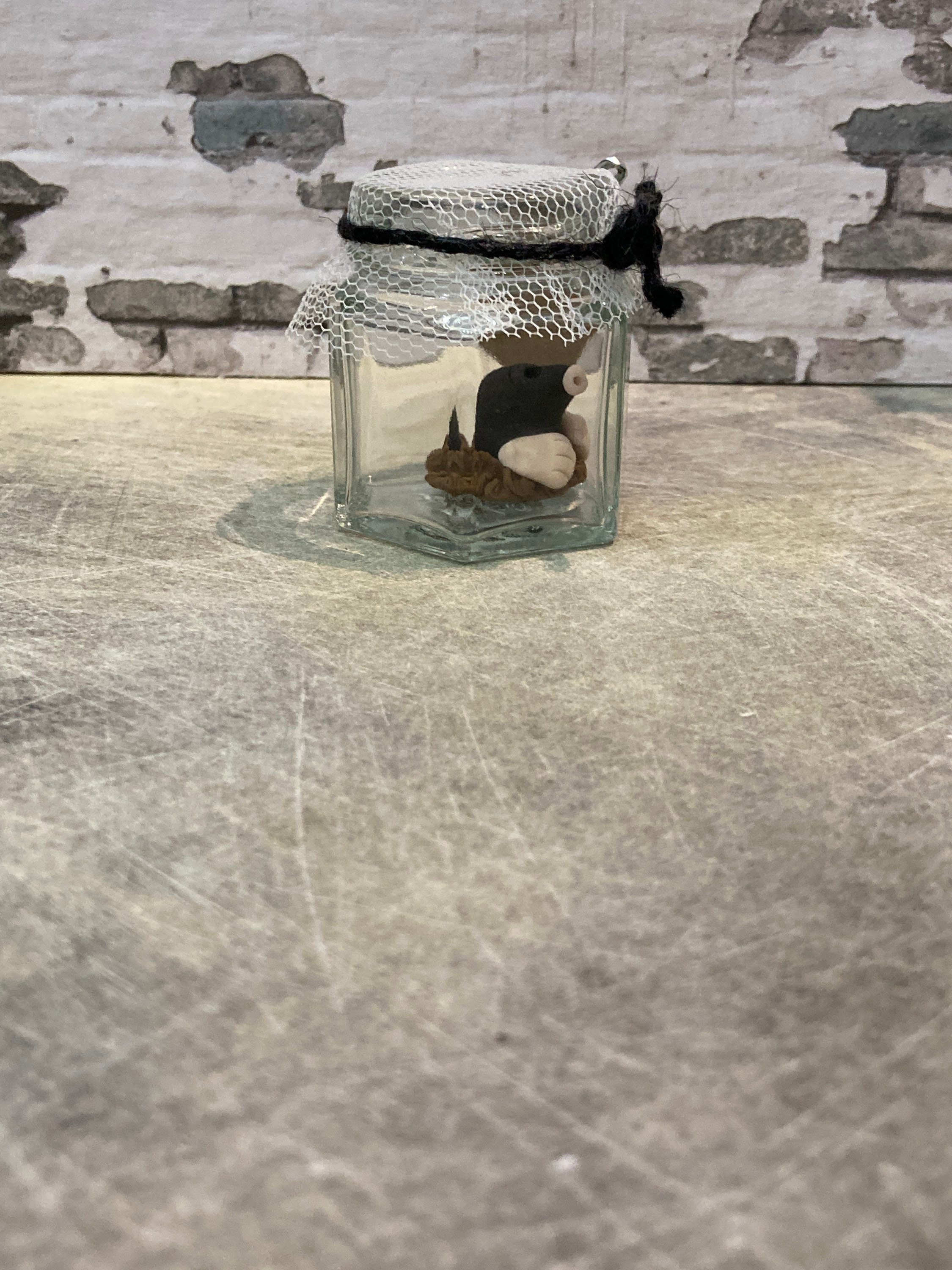 Mole Clay Figure Freshly Caught Mole - Etsy