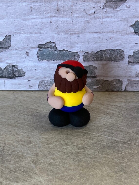Pirate Clay Figure Miniature Model - Etsy