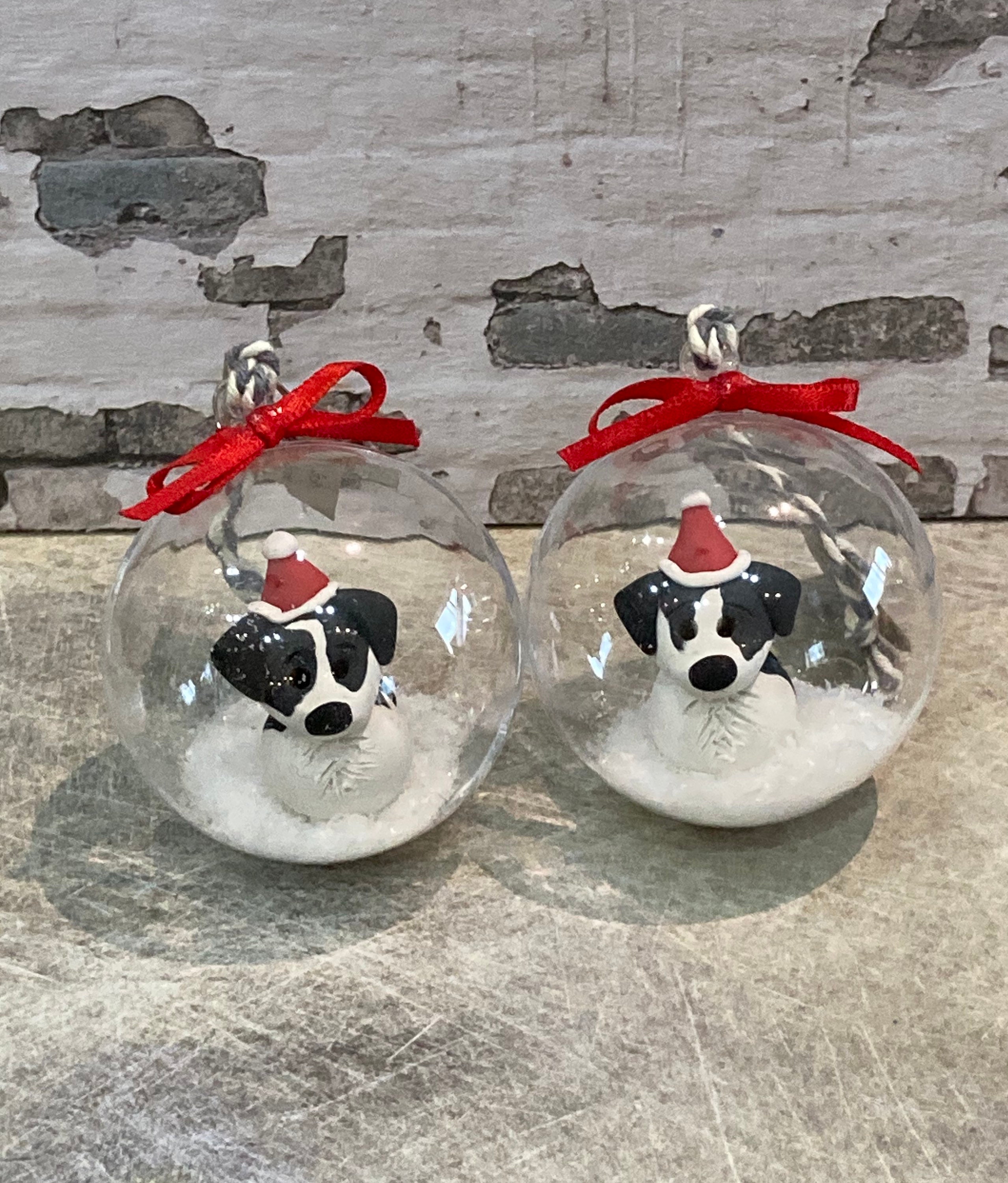 Border Collie Bauble Collie Clay Figure - Etsy