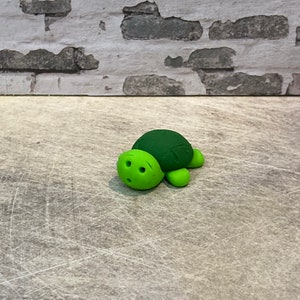 Tortoise Clay Figure - Etsy