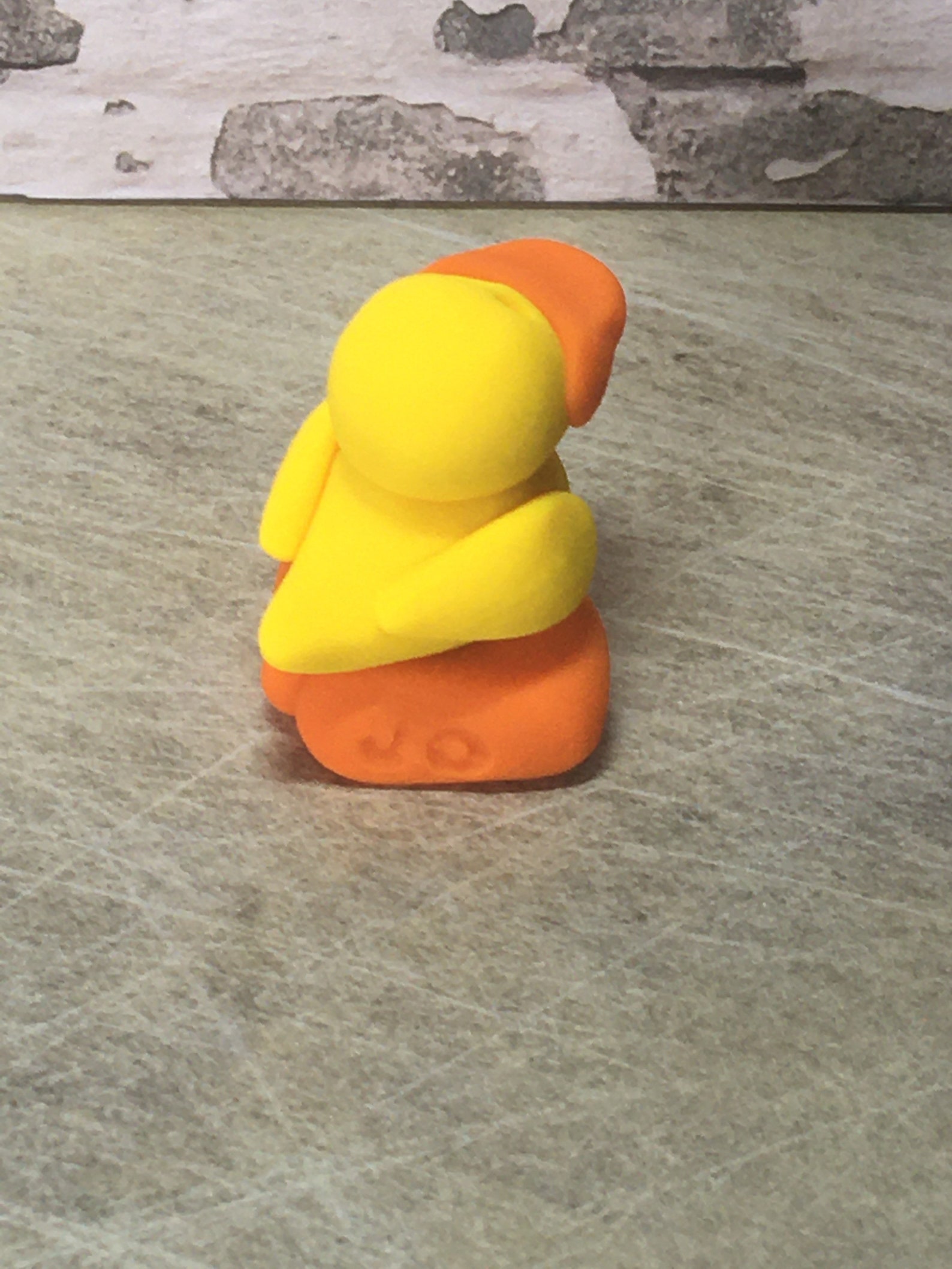 Duck clay model handmade miniature figure | Etsy