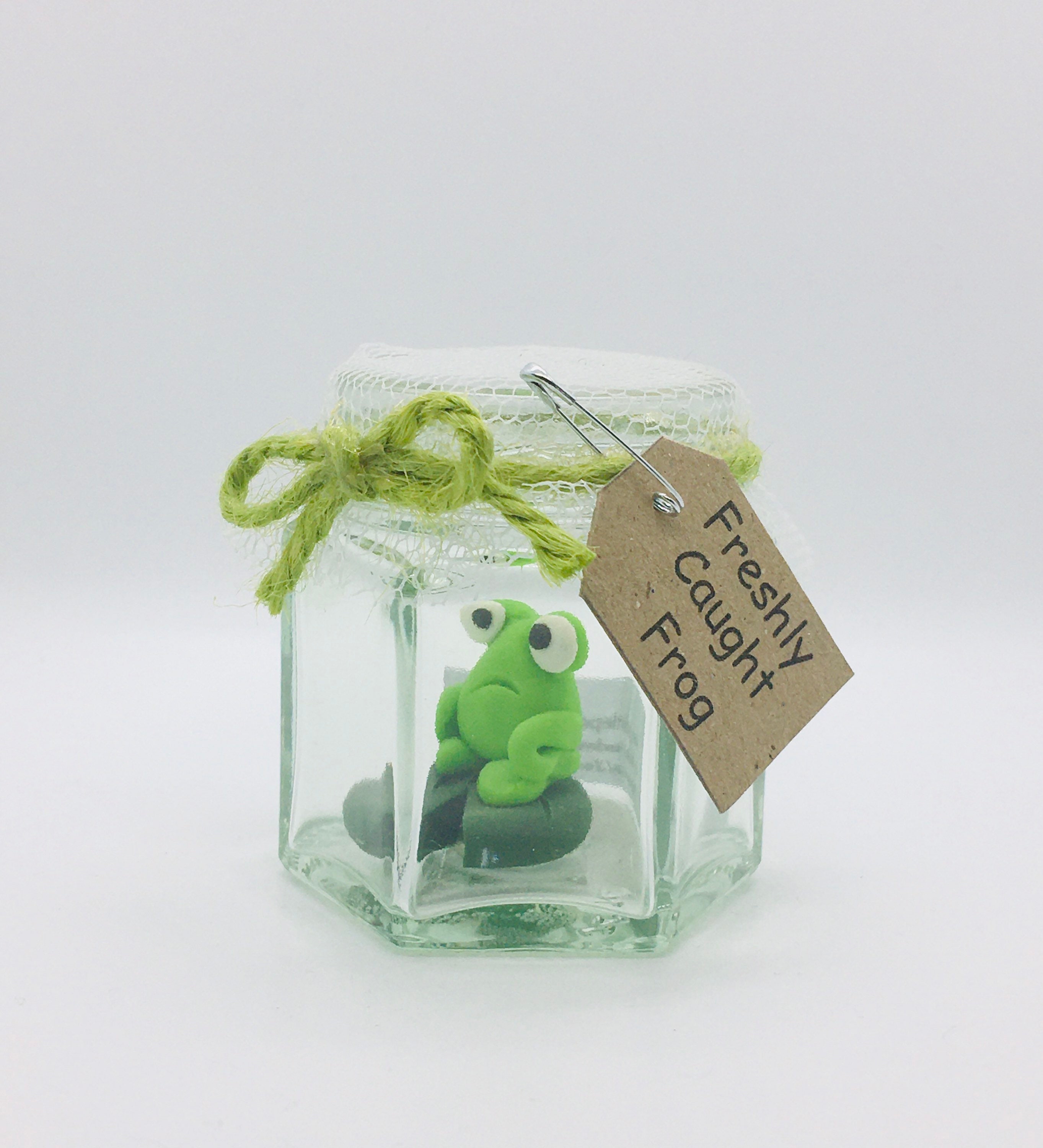 Frog Clay Figure Freshly Caught Frog Frog Collector Frog - Etsy