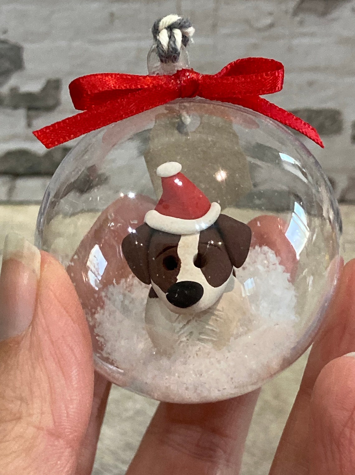 Border Collie Bauble Collie Clay Figure - Etsy