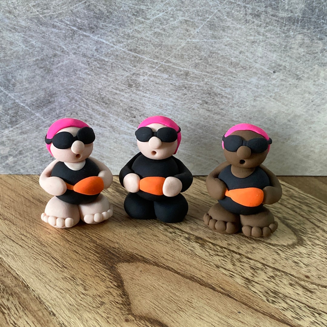 Swimmer Figure, Wild Swimming, Open Swimmer Clay Models - Etsy UK