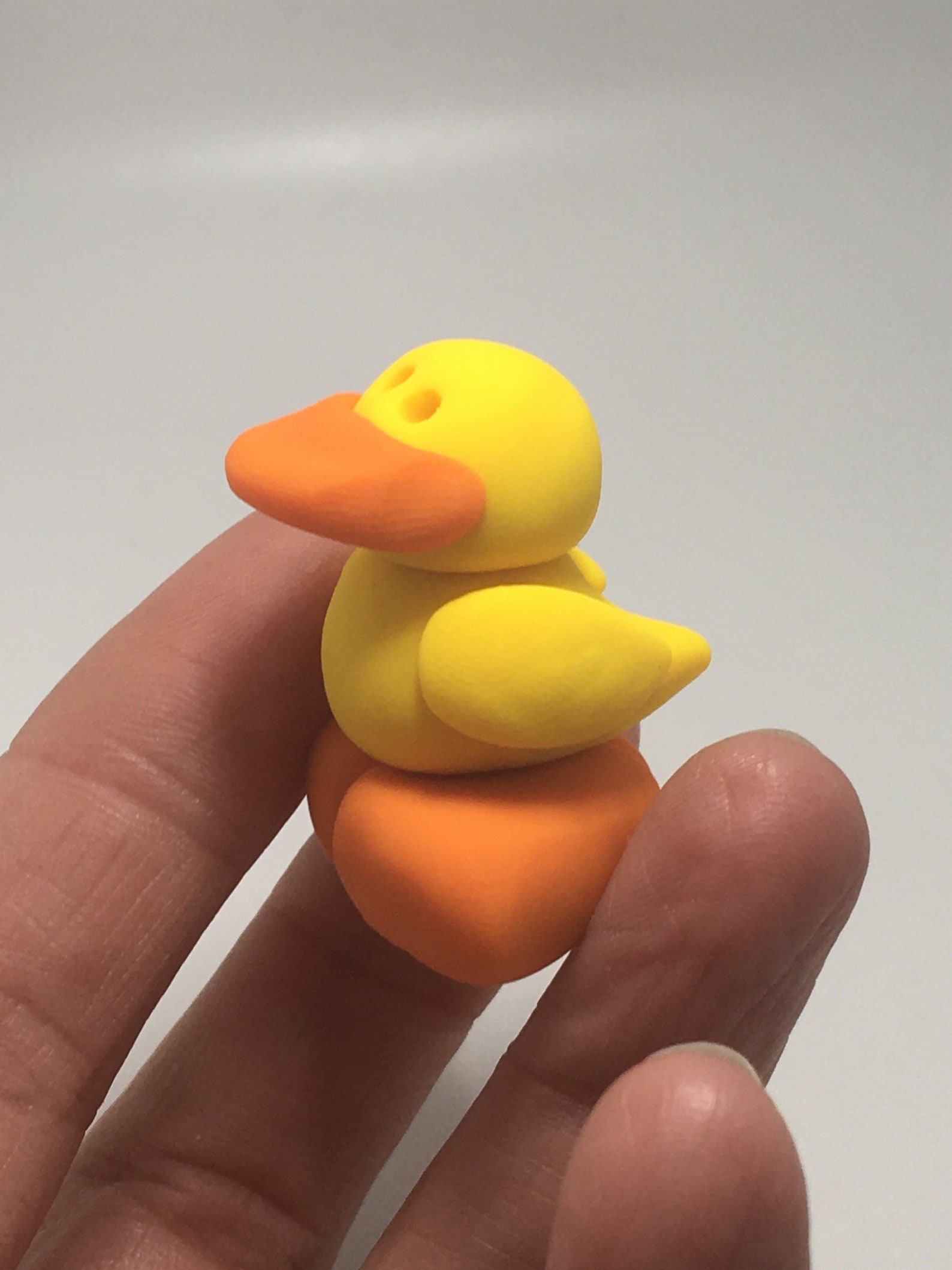 Duck Clay Model Handmade Miniature Figure - Etsy