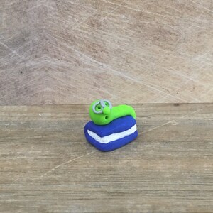 Bookworm Clay Figure Miniature Model - Etsy UK