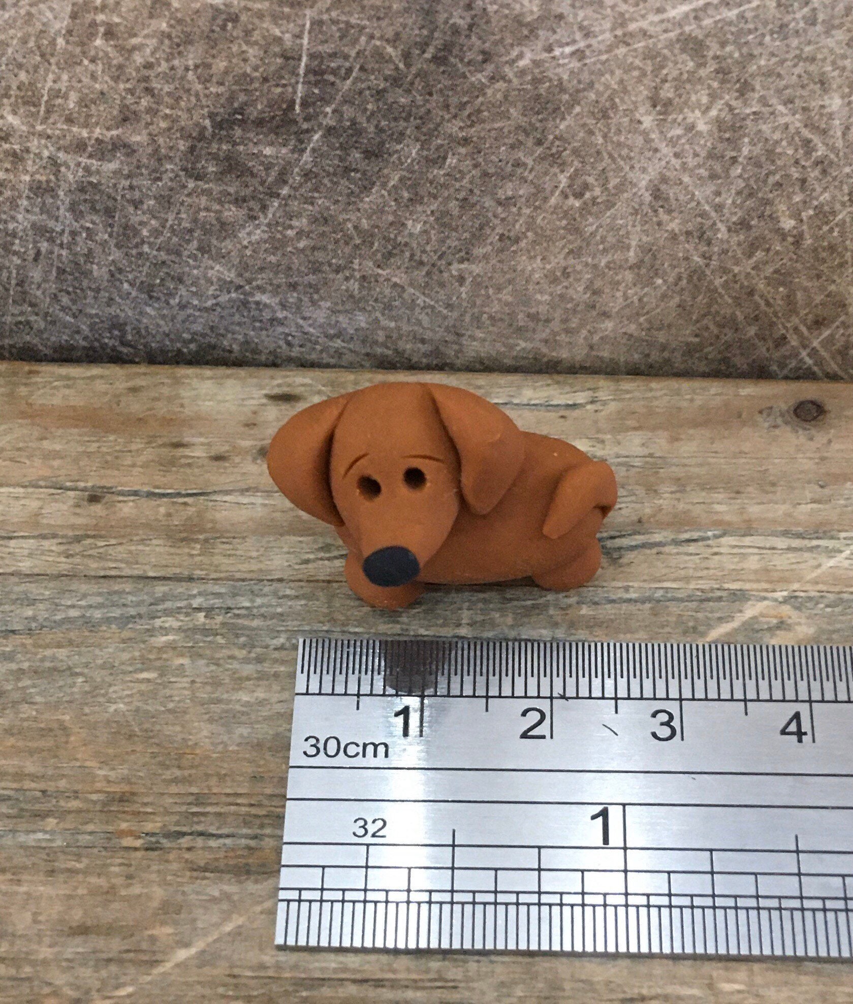 Dachshund Clay Figure Sausage Dog Clay Figure Model Mothers - Etsy UK
