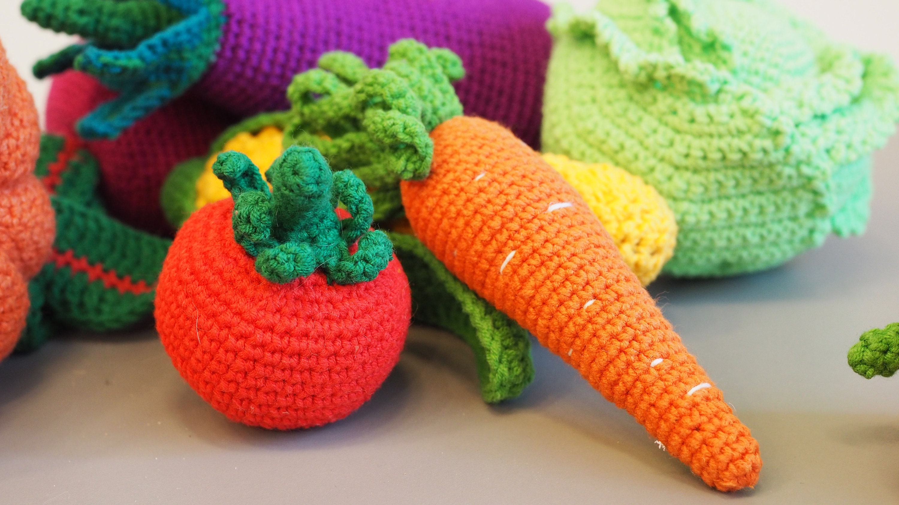 Crochet vegetable set 9 pcs play food amigurumi organic toys | Etsy
