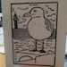 Whitby Round Seagull Lino Print. Art. Printmaking. Seaside Artwork - Etsy