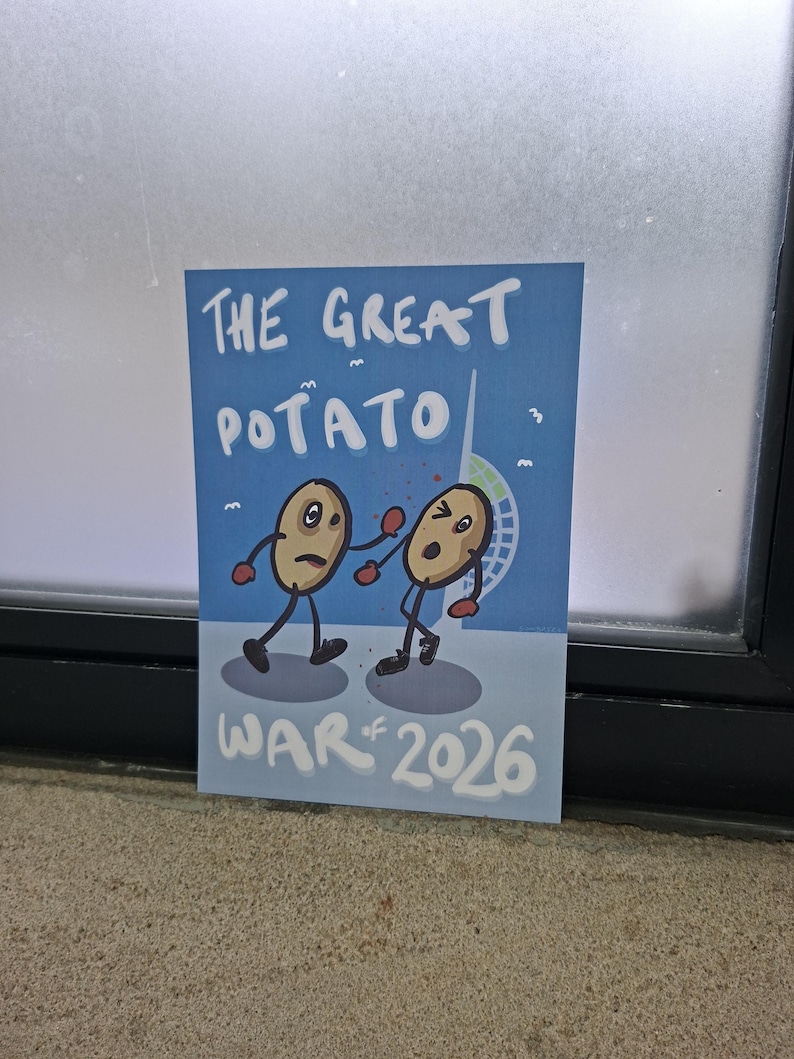 The Great Potato War of 2026. Portsmouth / Pompey - Etsy UK