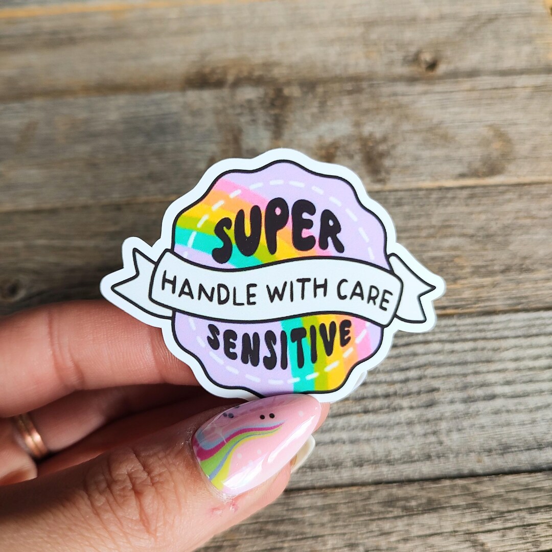 Handle With Care Sticker, Die Cut Sticker, Laptop Sticker, Journaling ...