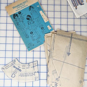 1972 Simplicity Girls Dress Pattern: Pinafore, Size 6, #5277 (uncut) - Etsy