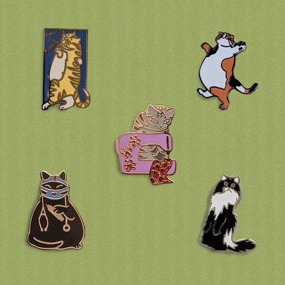 Freaked Out Cat Cartoon