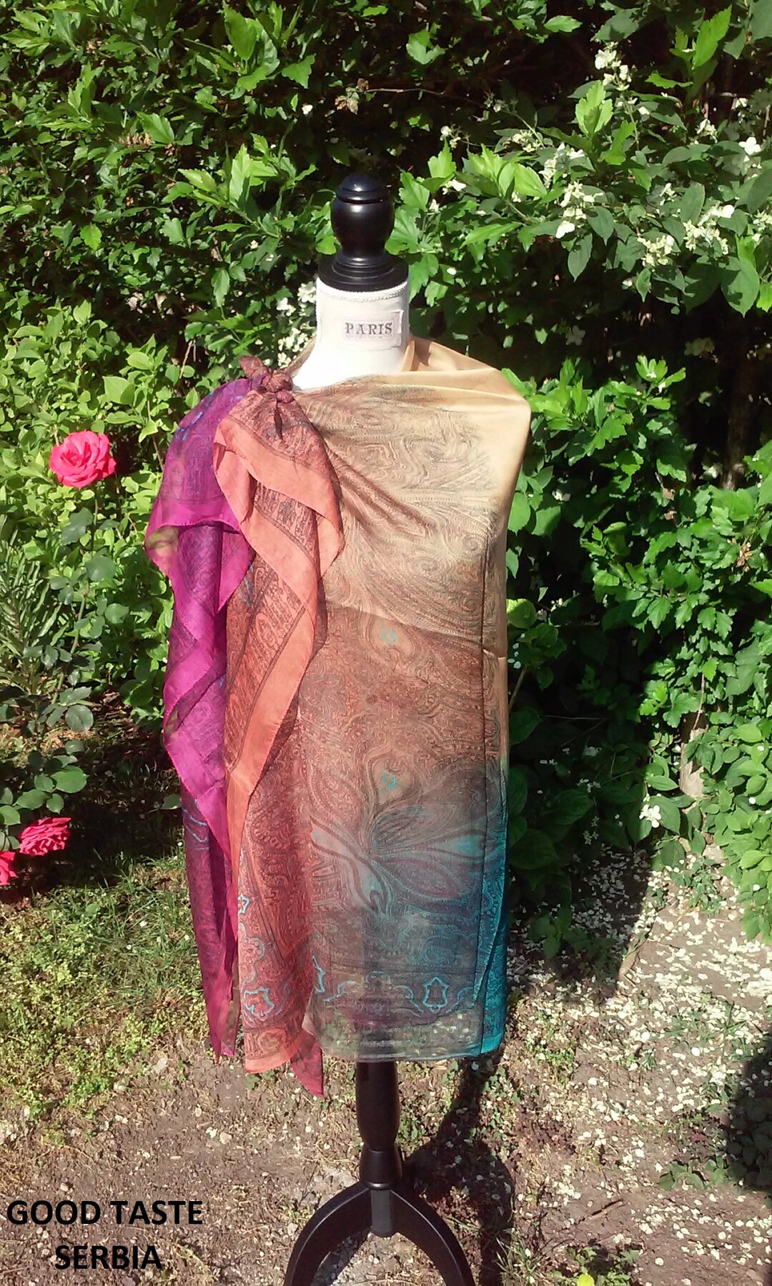 DEEP GOLD SCARF, Copper Wrap, Wedding Scarf, Chiffon Scarf, Evening ...