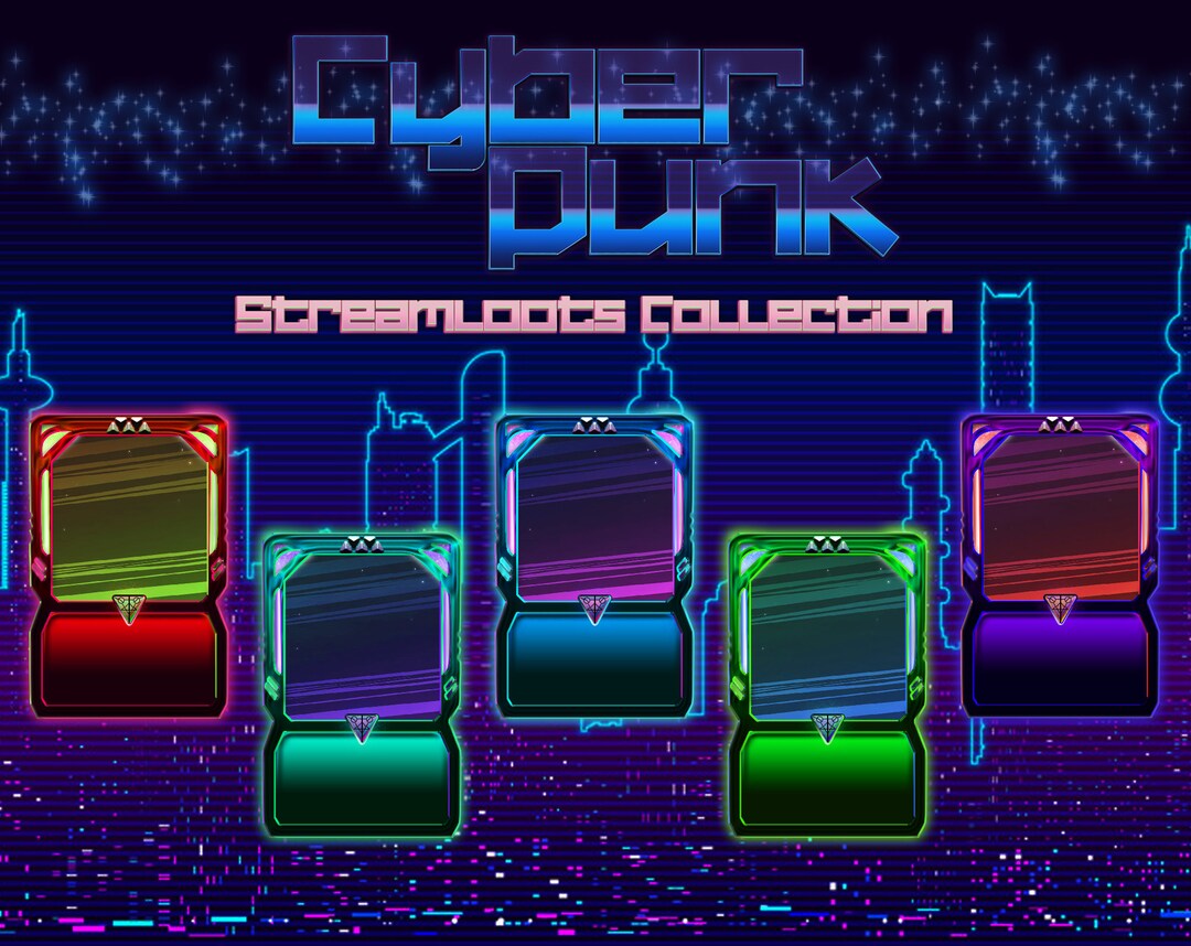 Twitch Streamloots CYBERPUNK Collection! - Etsy