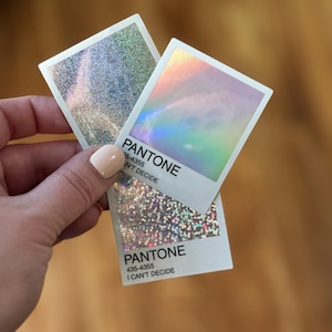 Holographic Pantone Sticker: Funny Graphic Design Art Decal - Etsy