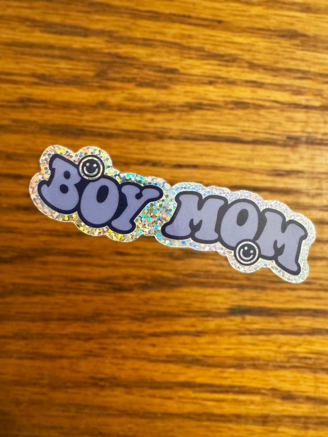 Boy Mom Sticker, Glitter, Blue, Bluey, in My Mom Era - Etsy