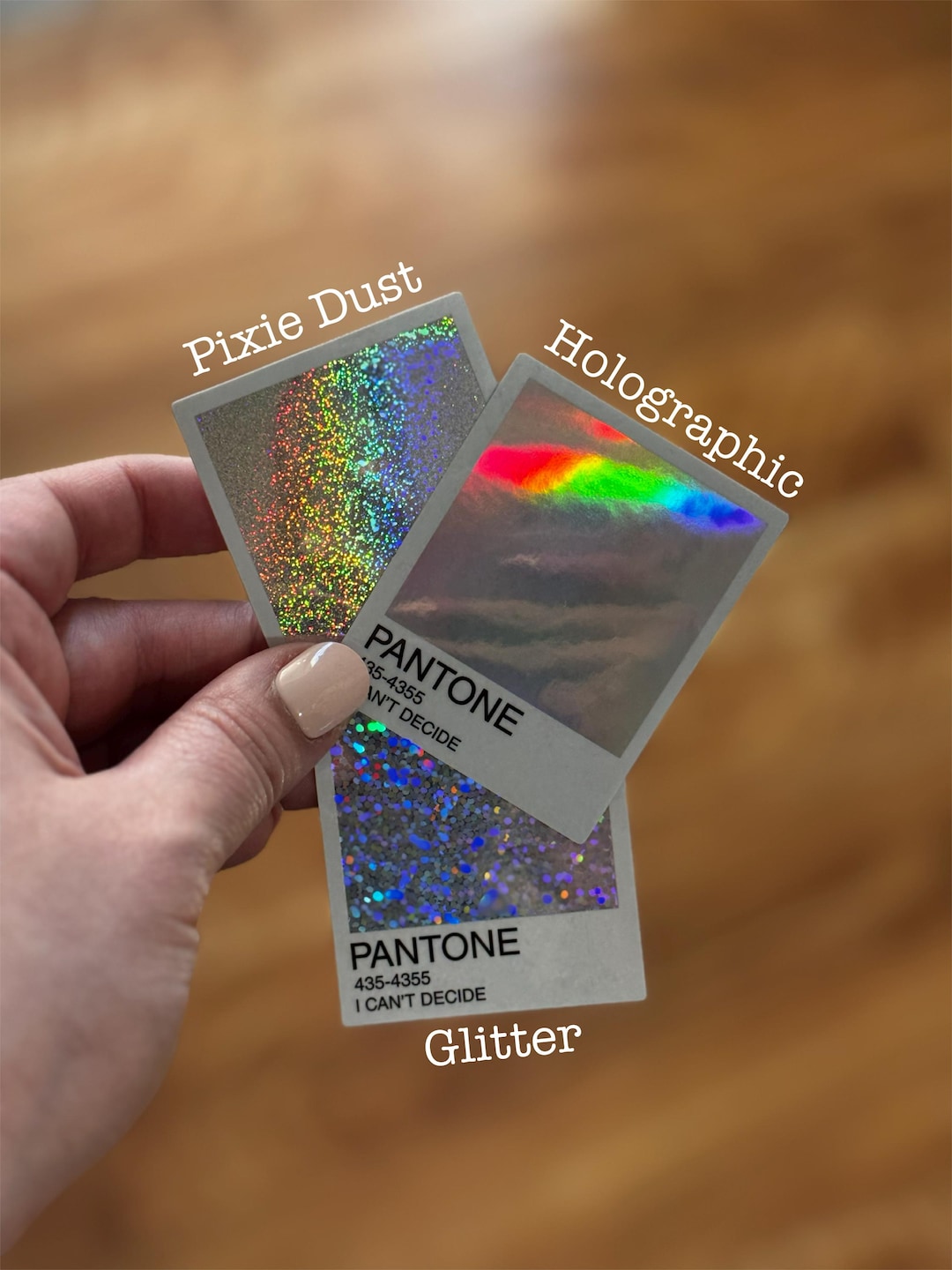 Holographic Pantone Sticker: Funny Graphic Design Art Decal - Etsy