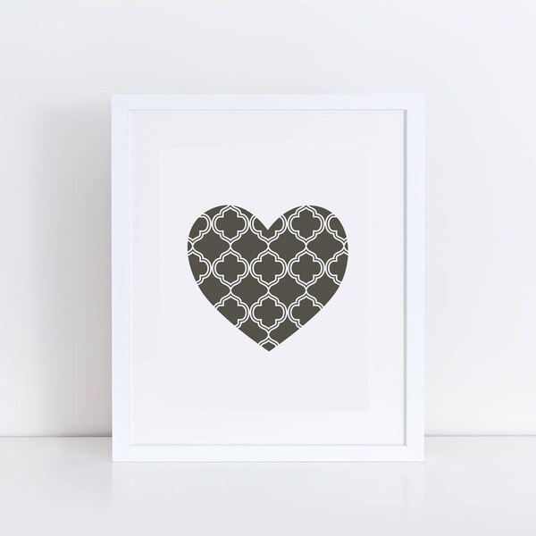 Quatrefoil Print - Etsy