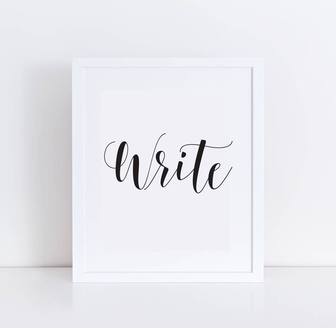 Printable Write Wall Art Print / Academic Writer Inspirational - Etsy