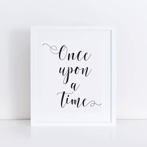 Once Upon a Time - Etsy