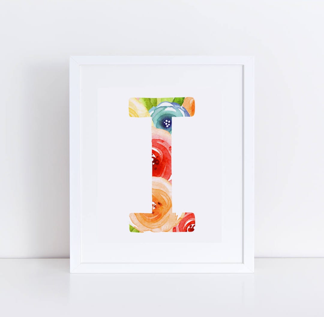 Printable Letter I Art / I Nursery Printable / Printable - Etsy