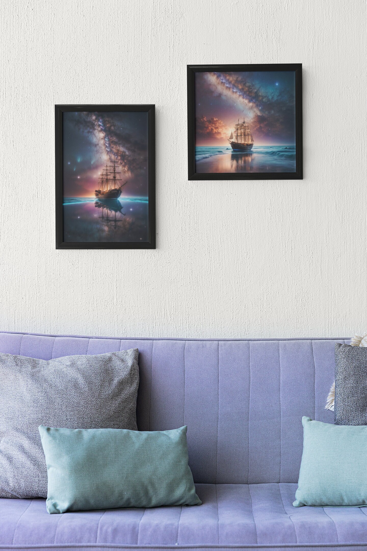 Celestial Sailing Wall Art Printable Nautical Decor - Etsy