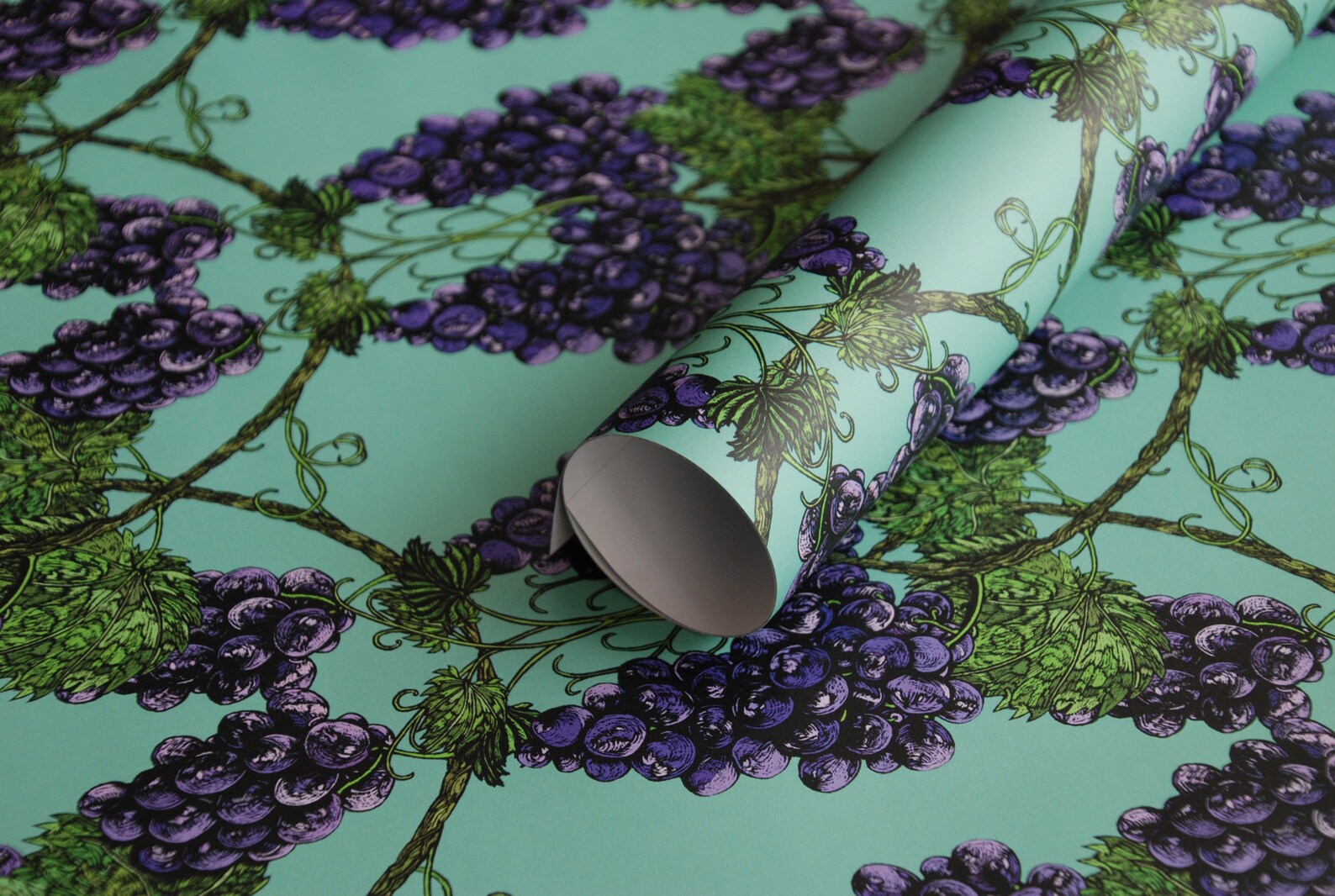 2 Sheets of Decorative Gift Wrapping Paper Featuring My Grape - Etsy UK