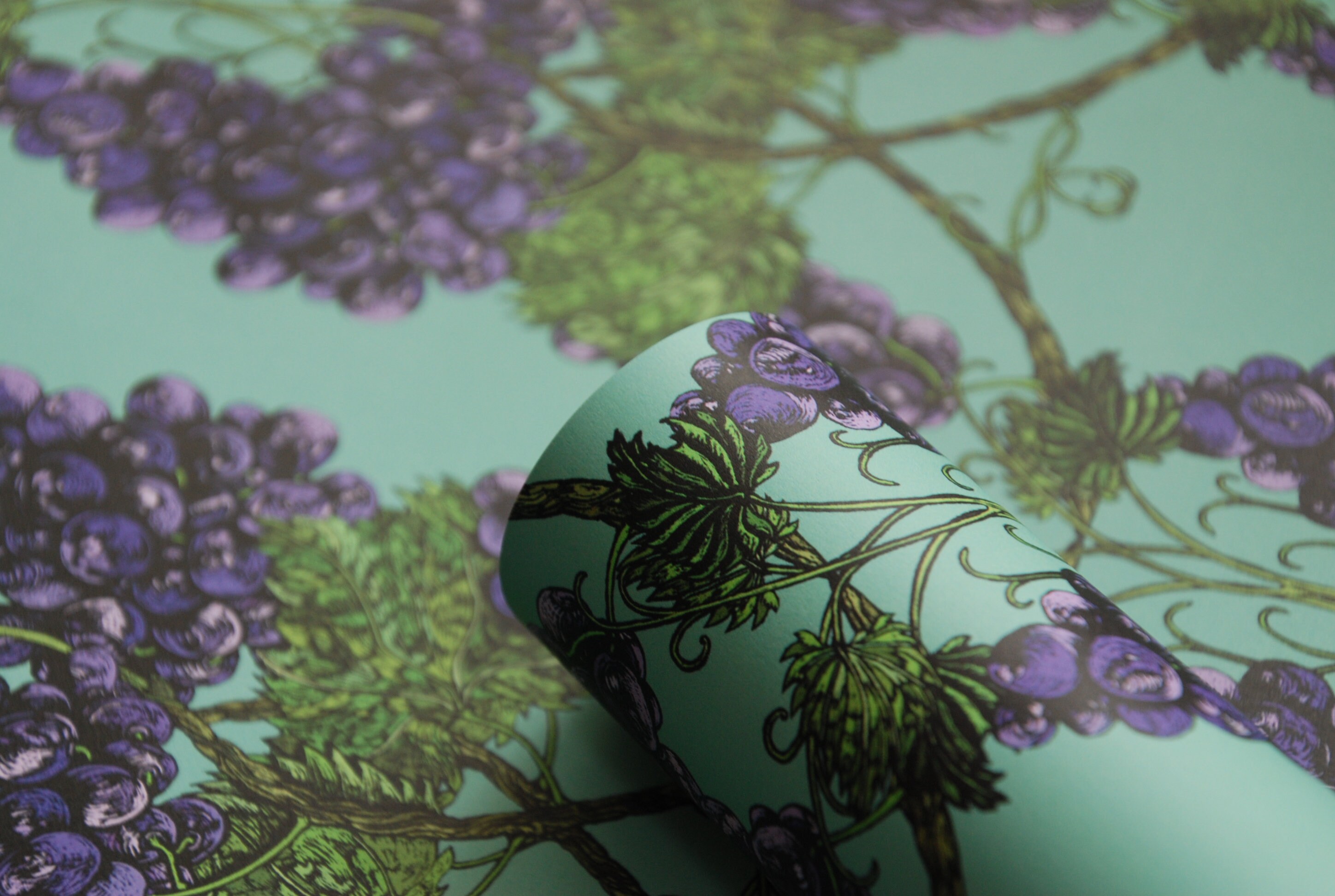 2 Sheets of Decorative Gift Wrapping Paper Featuring My Grape - Etsy UK