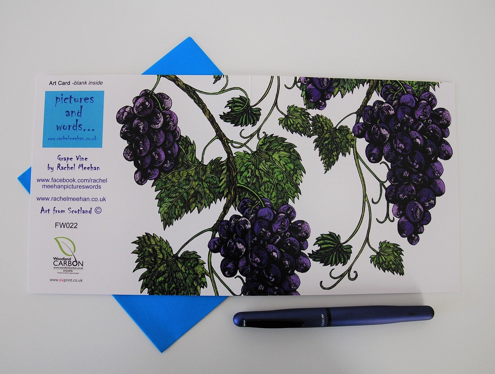 2 Sheets of Decorative Gift Wrapping Paper Featuring My Grape - Etsy UK