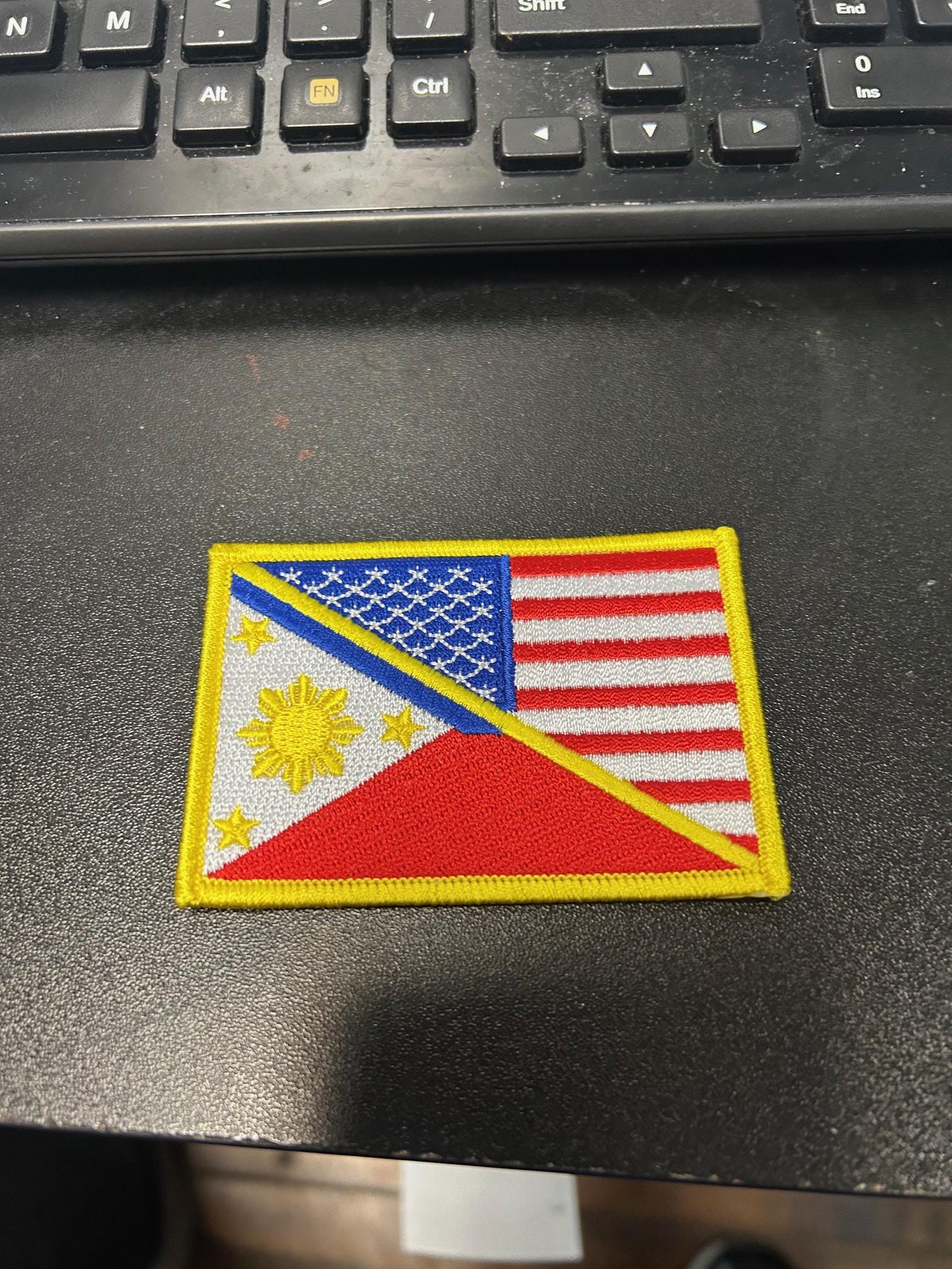 American / Philippines Flag Patch - Etsy